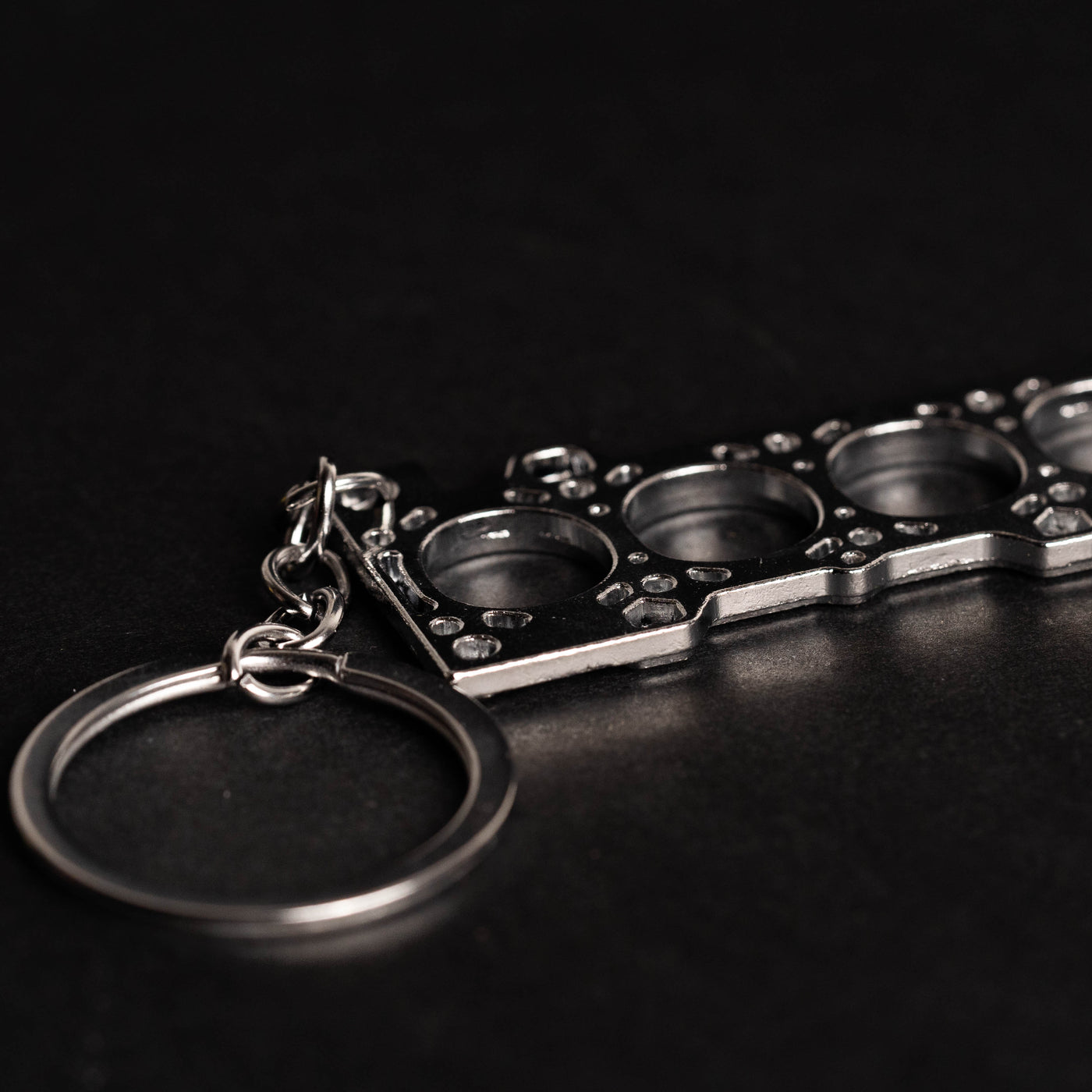 Engine Top Block Keychain